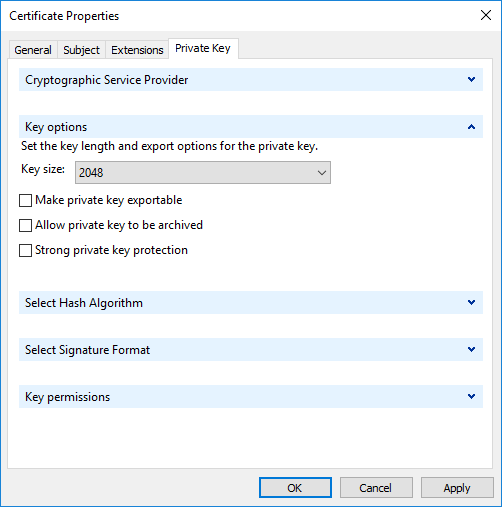 Create CSR and Key with Microsoft Management Console (MMC)