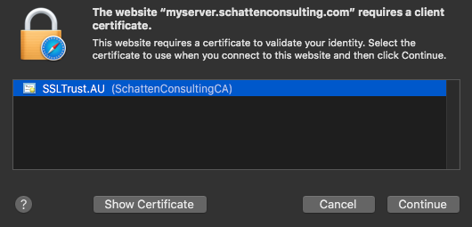 Client-Certificate based authentication with NGINX on Ubuntu