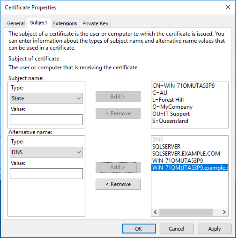 Securing Microsoft SQL Server with SSL/TLS