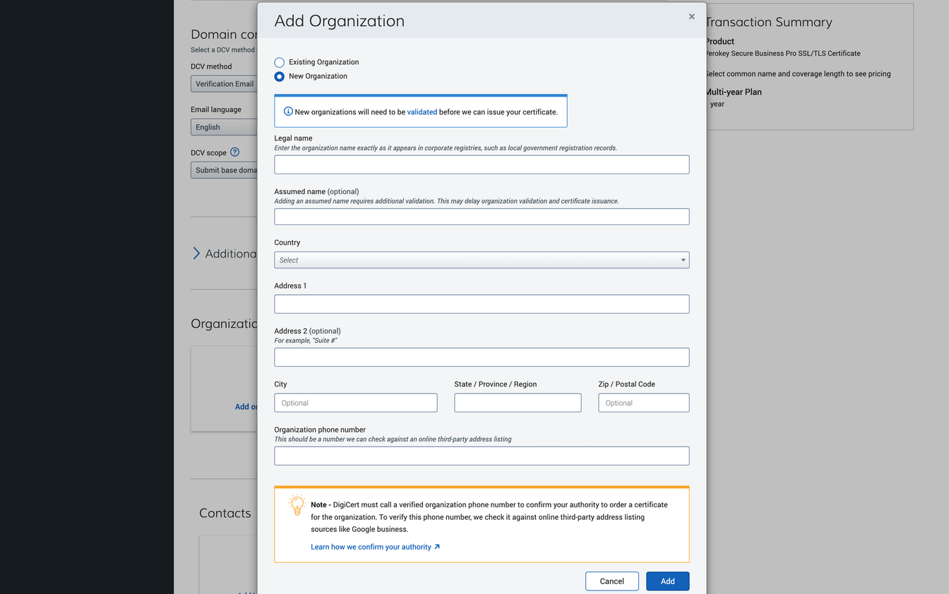 SSL/TLS Certificate Automation & Management