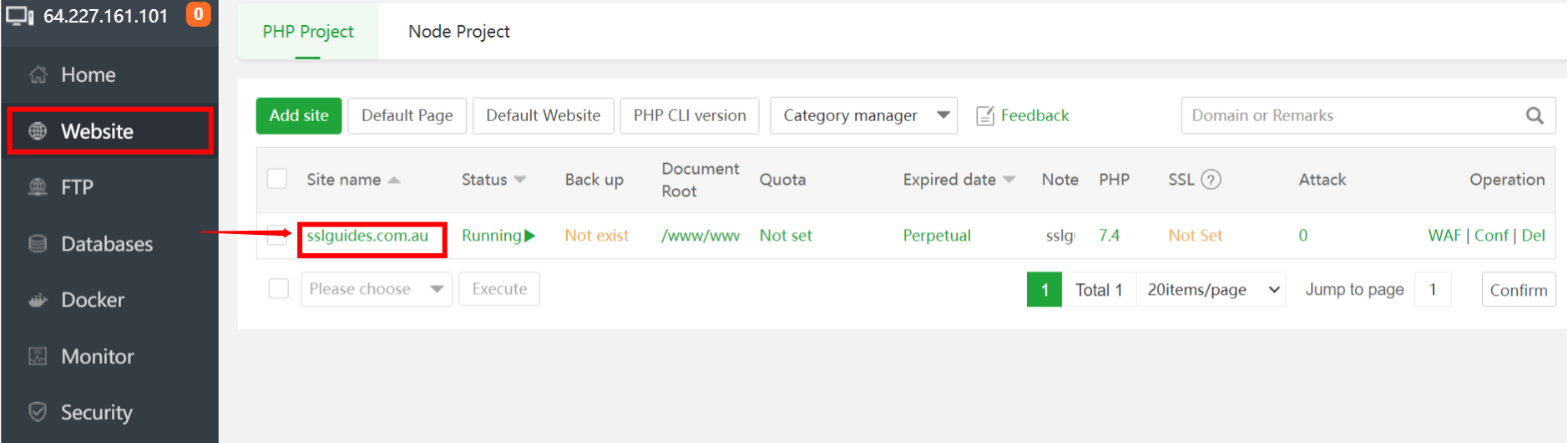 aaPanel SSL Configuration and Installation Guide